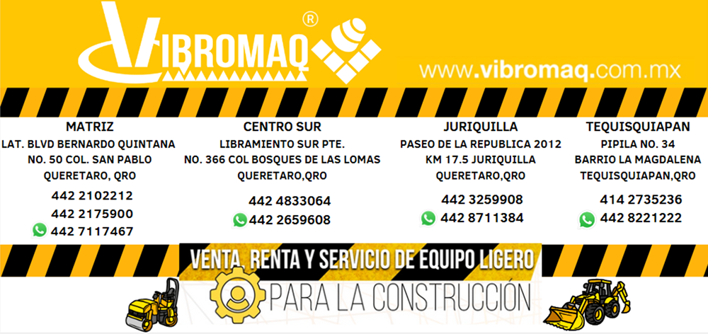 Maquinaria Querétaro | Renta y Venta de Maquinaria para Construcción en Querétaro, Qro